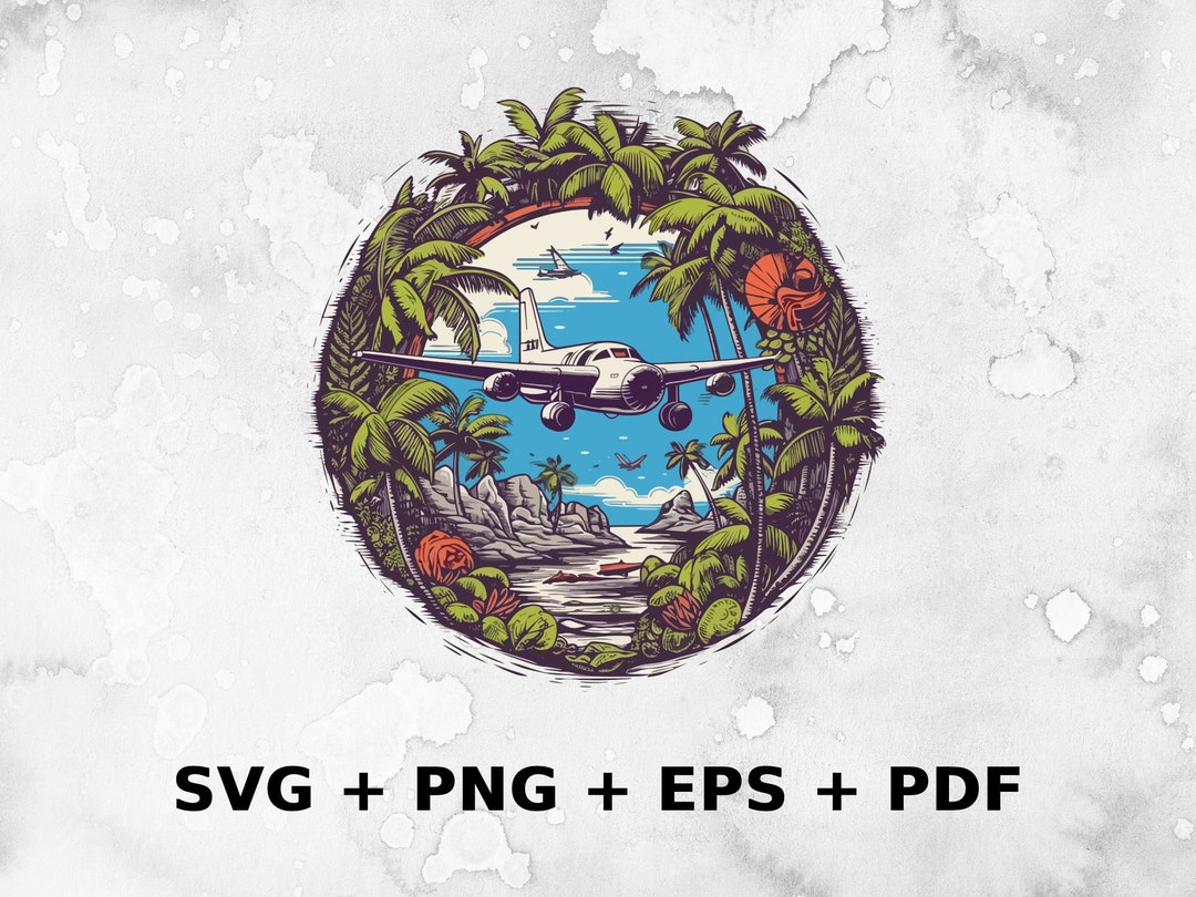 WW2 Plane SVG PNG Eps, Commercial Use Clipart Vector Graphics for Wall ...