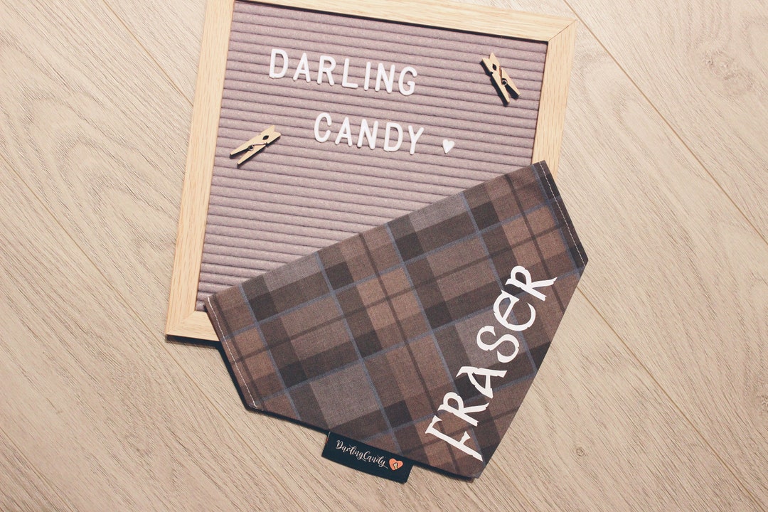 Personalizable Outlander Dog Scarf | Outlander | Fraser | Jamie Fraser ...