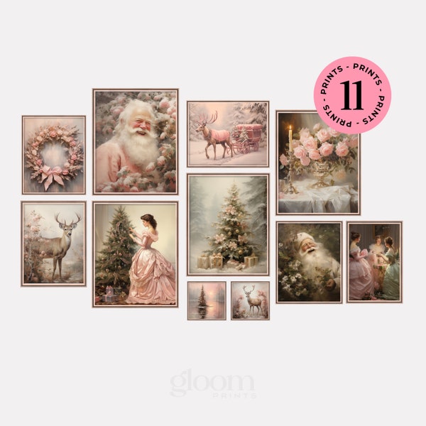 Pink Santa - Etsy