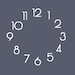 Adhesive Vinyl DIY Clock Numbers - Etsy