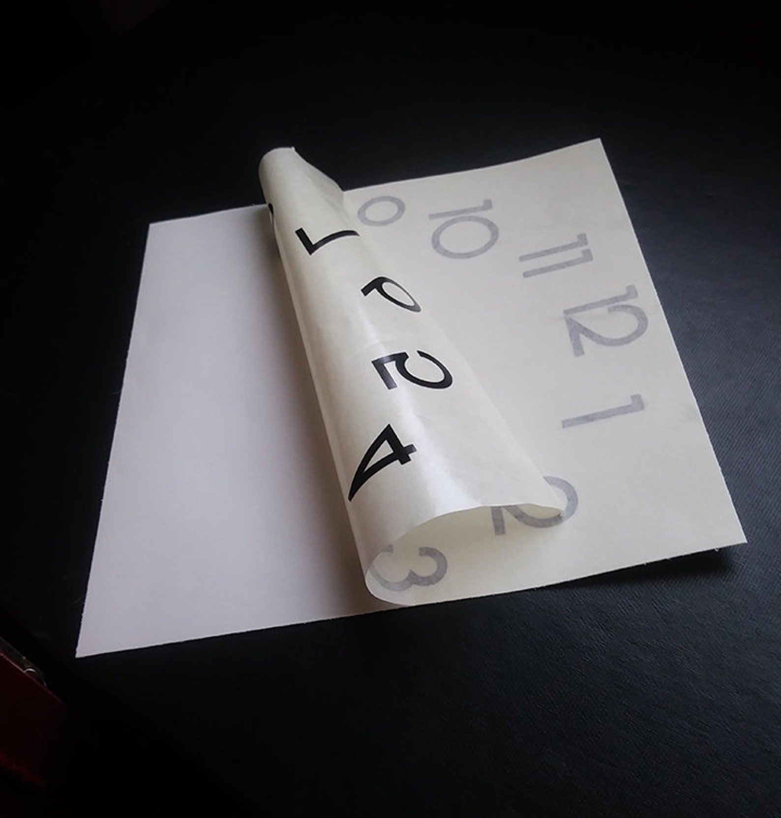 Sign Vinyl DIY Clock Numbers- Square Fit - Etsy