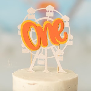 Circus Ferris Wheel Cake Topper - Etsy