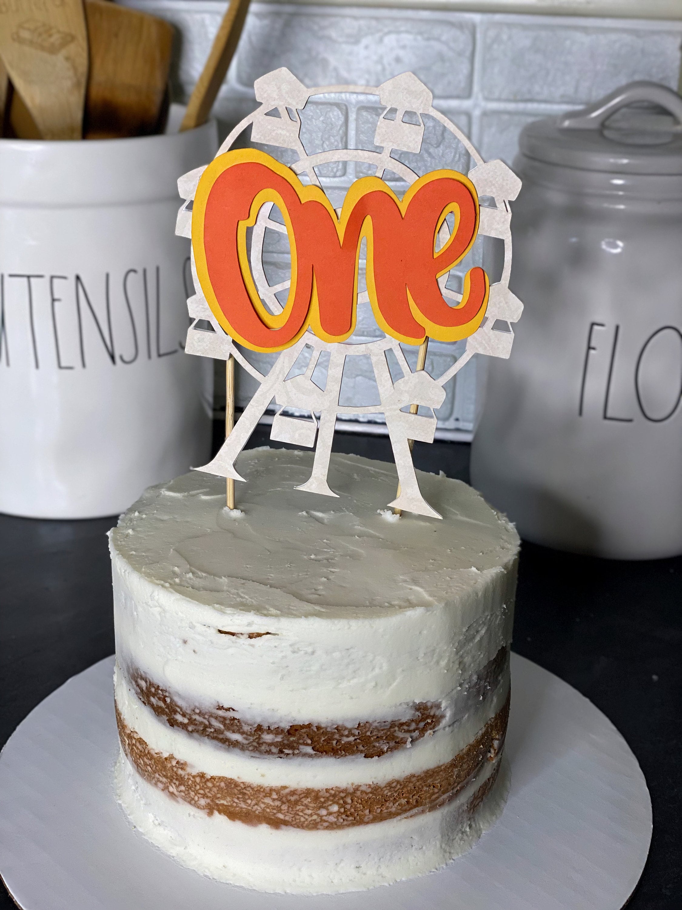 Ferris Wheel Cake Topper, Cake Decorating, Circus Cake Topper, Carnival ...