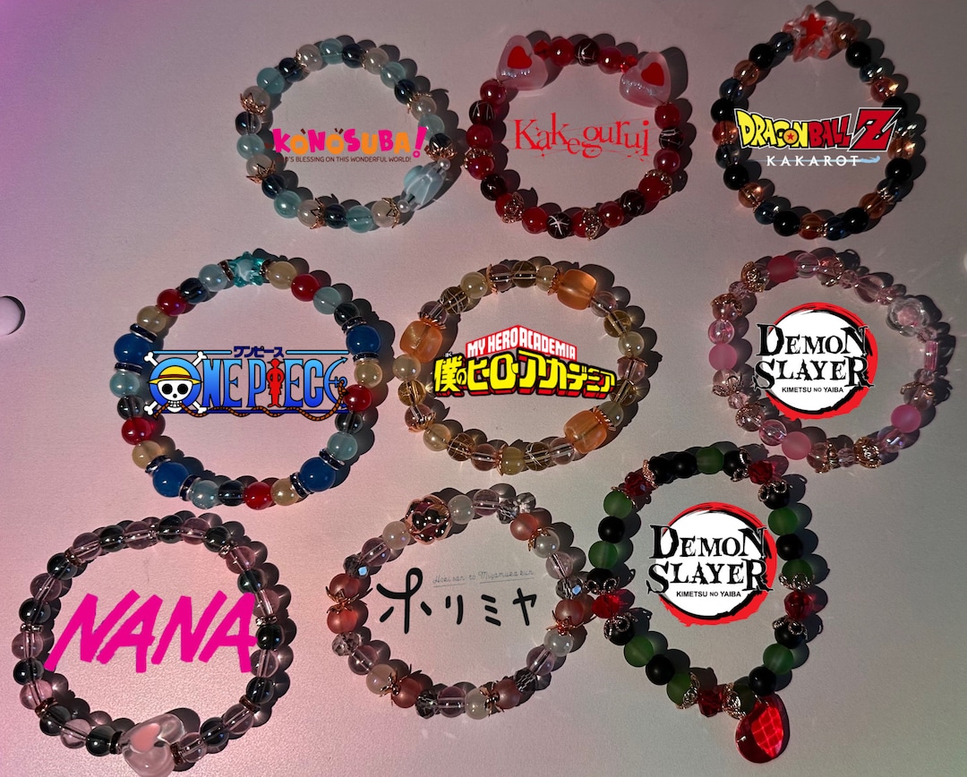 Anime Inspired Bracelets - Etsy