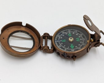 Brass Compass - Etsy