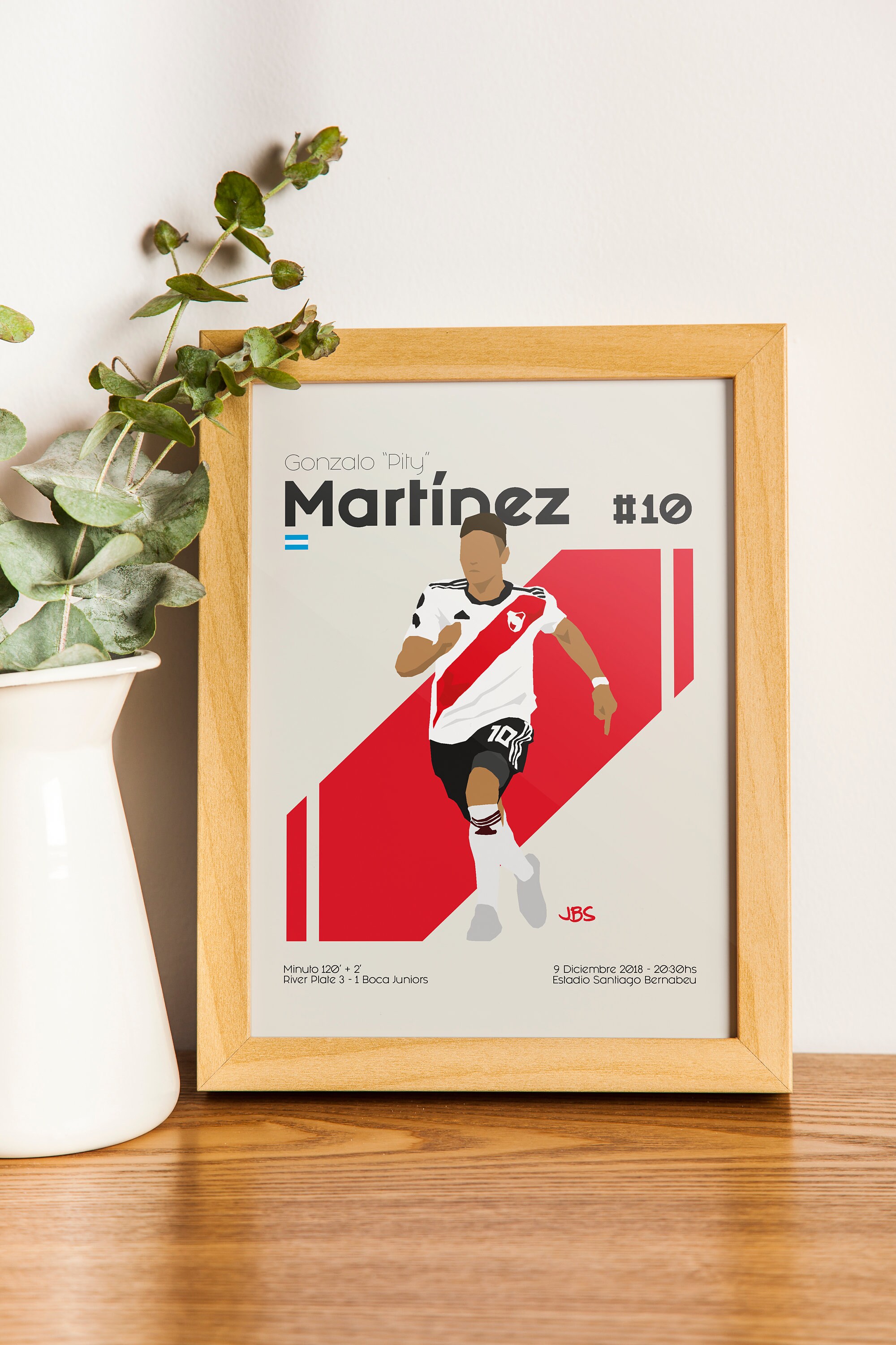 Pity Martinez Final Libertadores 2018 Poster, River Plate Vs Boca ...
