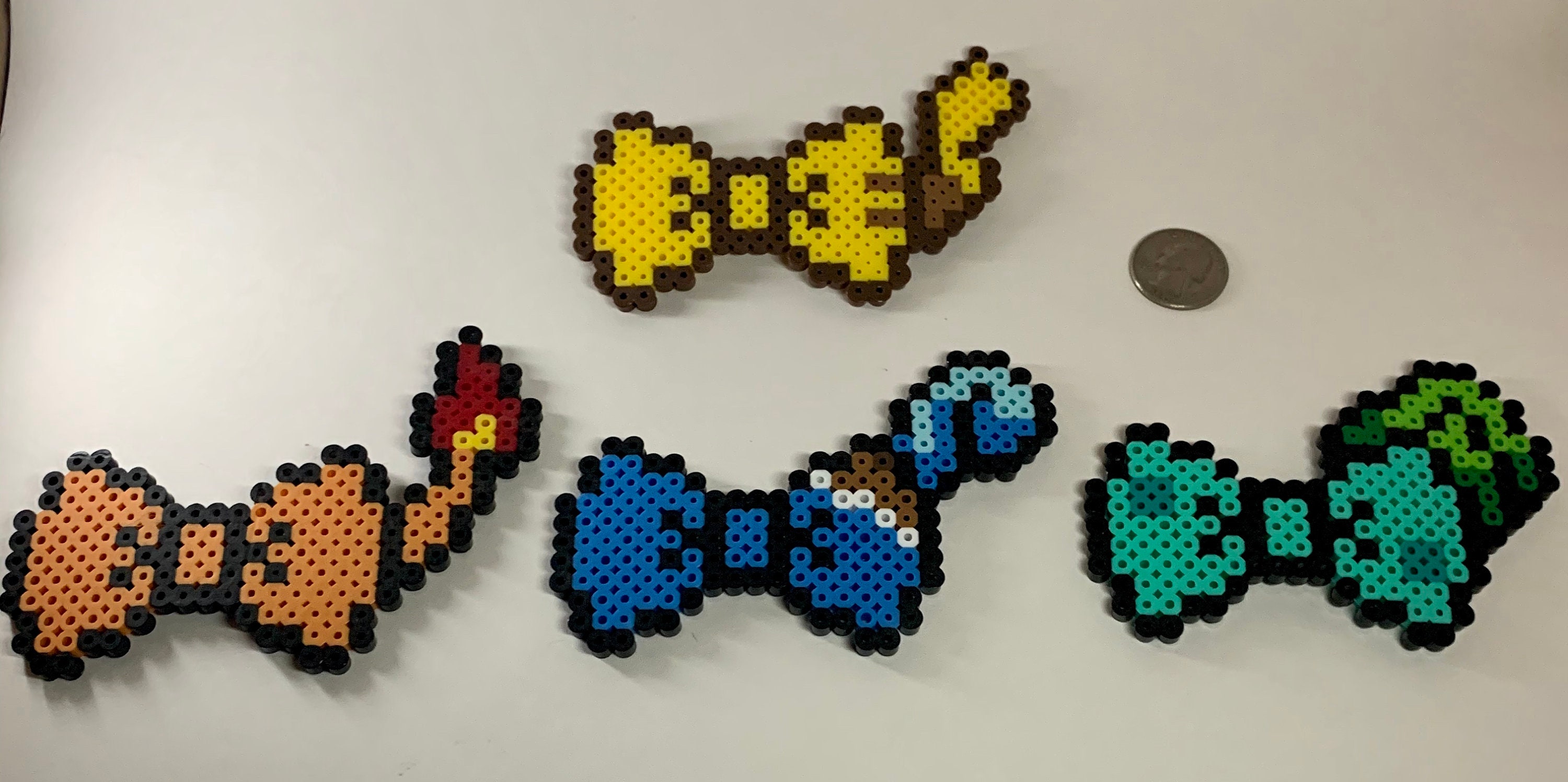 Pokémon Bows 8-bit Perler Art - Etsy