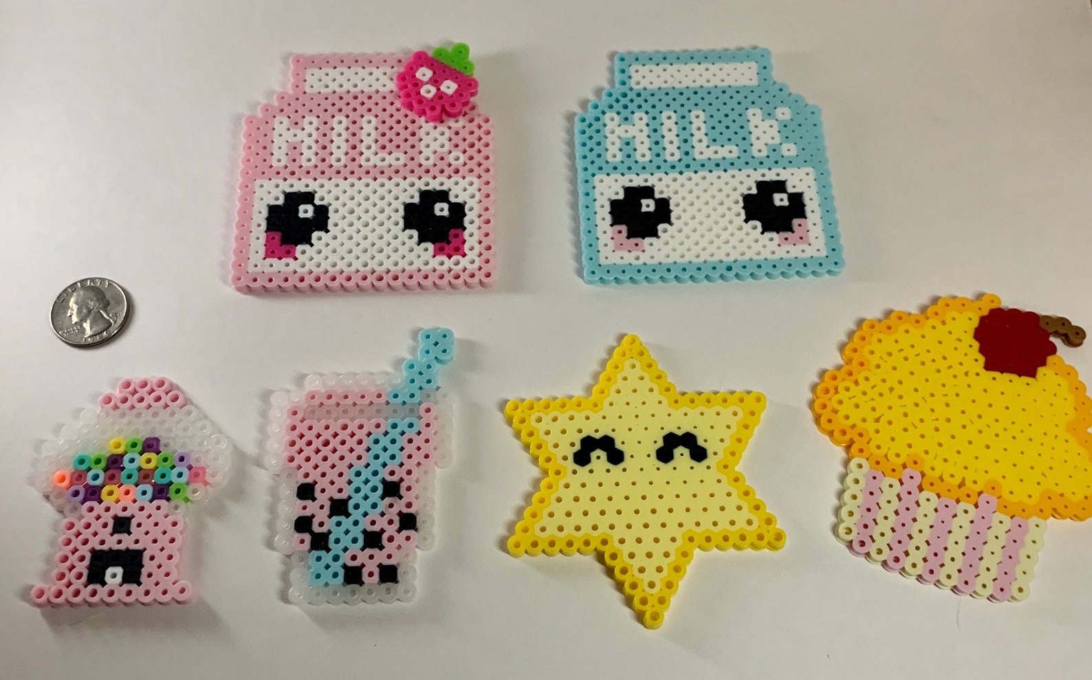 Assorted Cute 8-bit Perler Art - Etsy