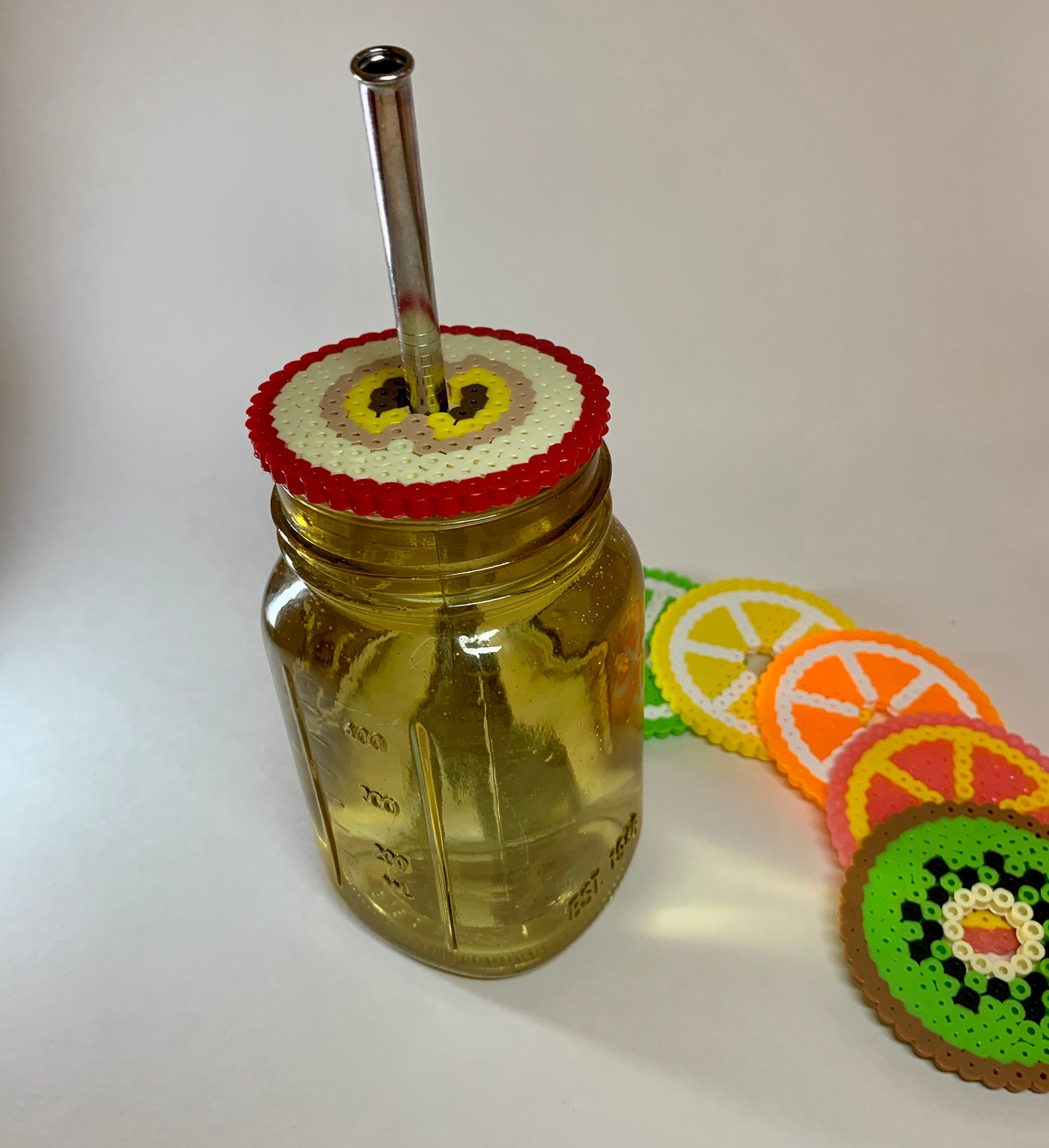 Reusable 8-bit Bead Mason Jar Toppers - Etsy