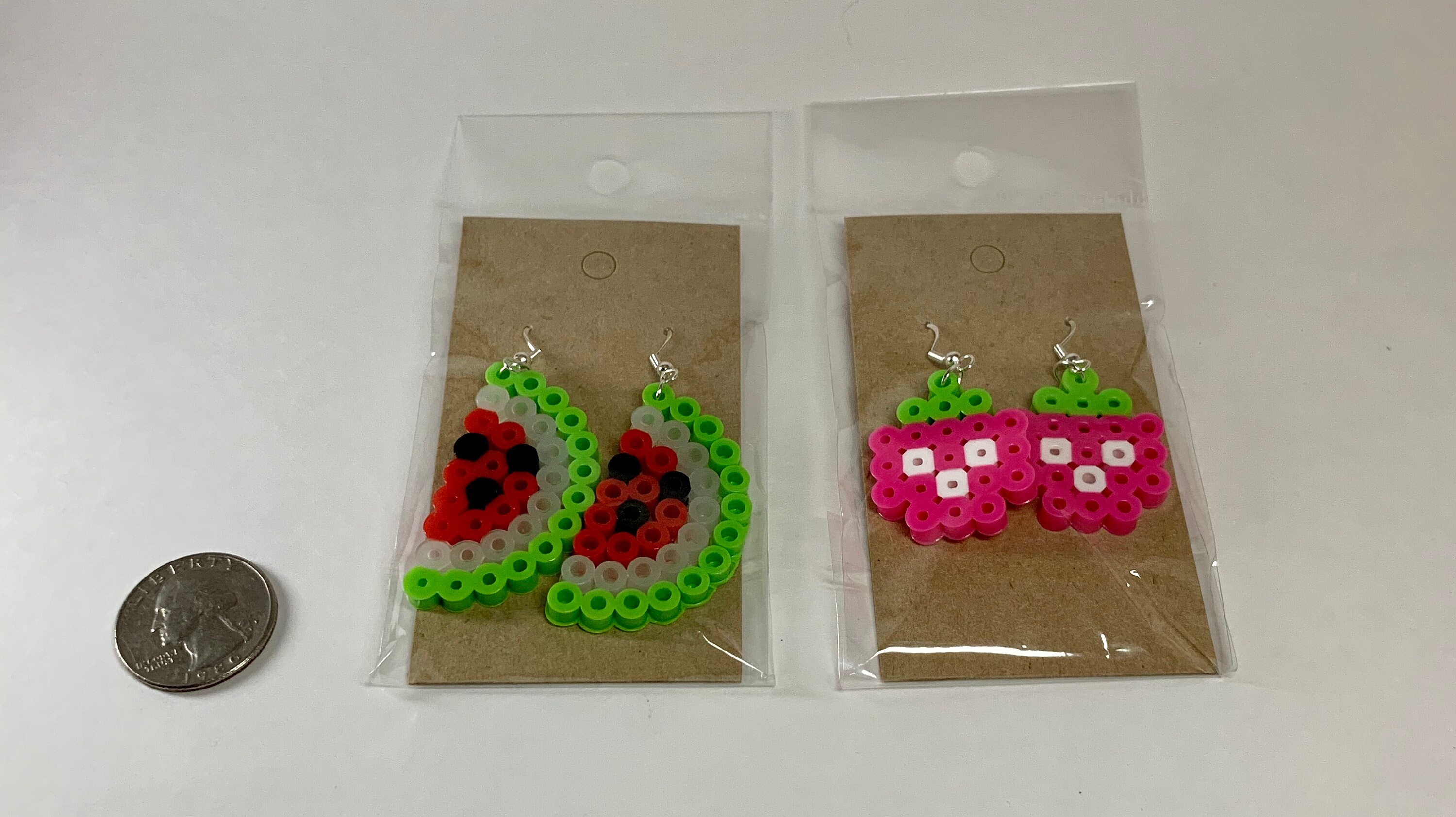 Assorted 8-bit Perler Earrings - Etsy