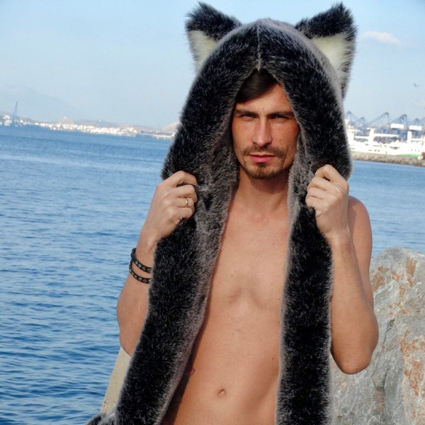 Wolf Head Hat - Etsy