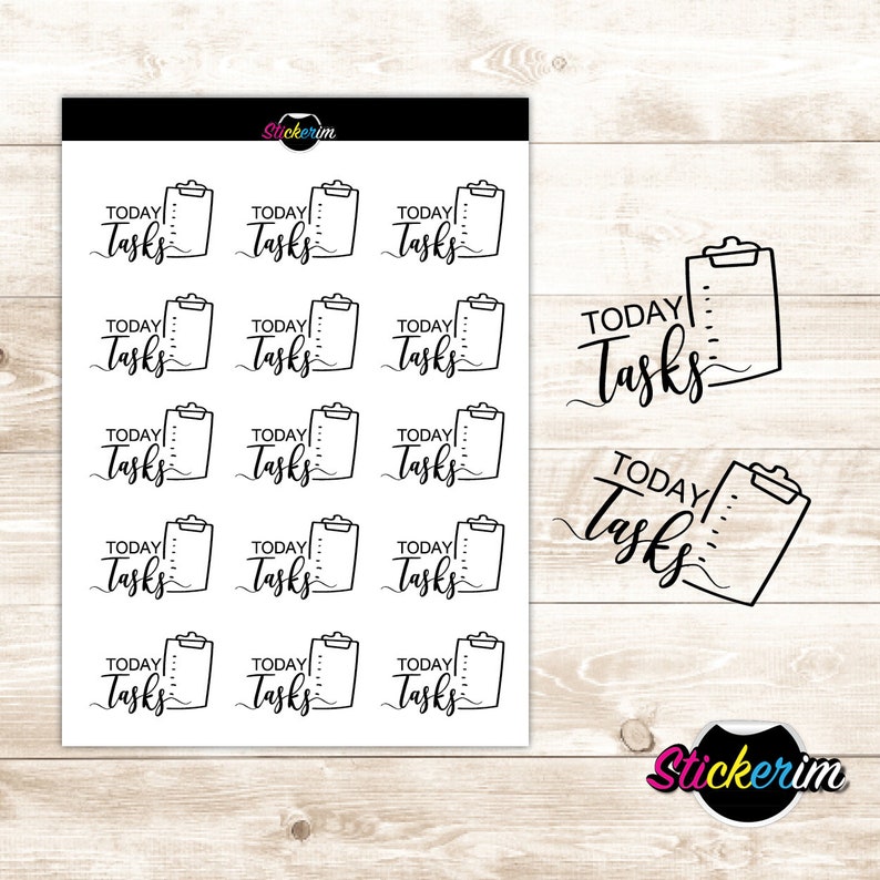 Printable-digital Task Stickers Planner Stickers Printable - Etsy