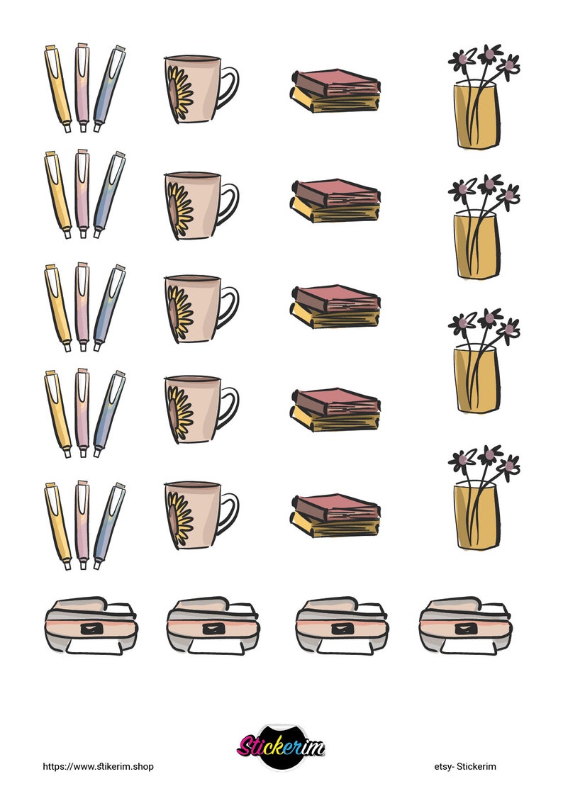 PRINTABLE- Working Girls Sticker - Etsy