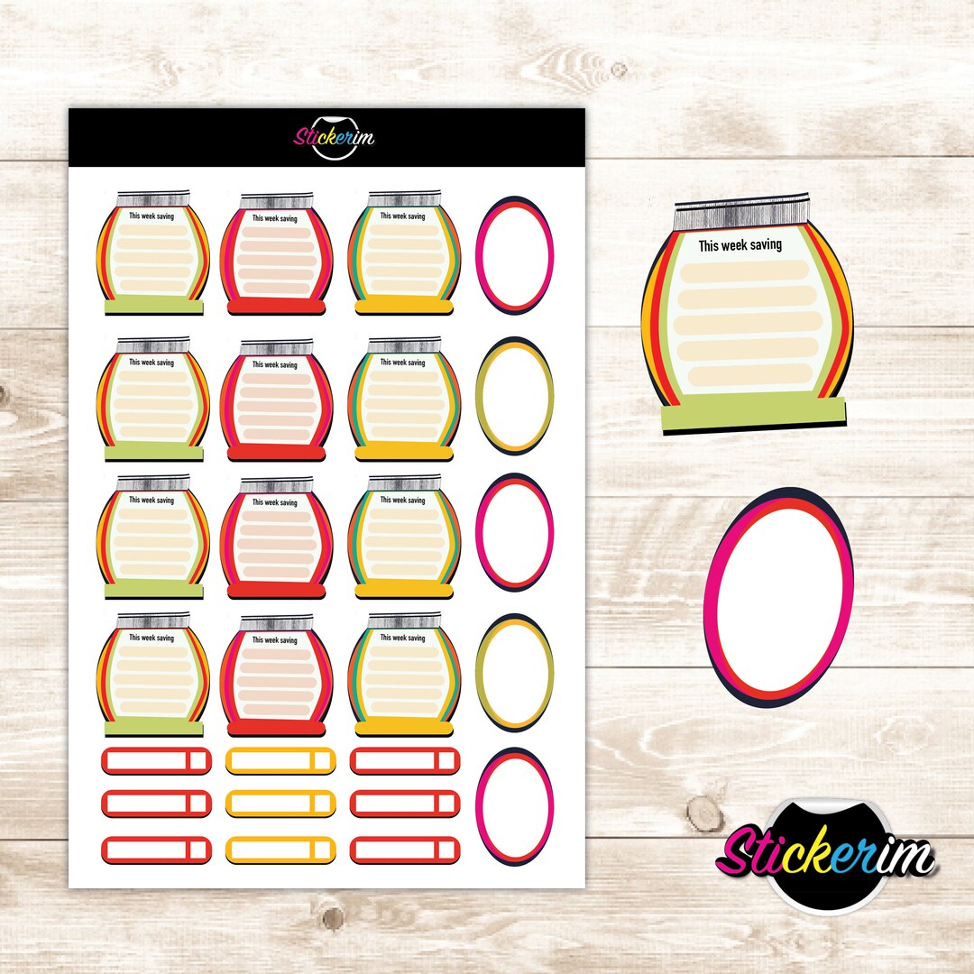 PRINTABLE Budget Stickers, Budget Tracker, Printable Budget Stickers ...