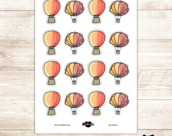 18 Cute Birthday Balloon Planner Stickers - Etsy