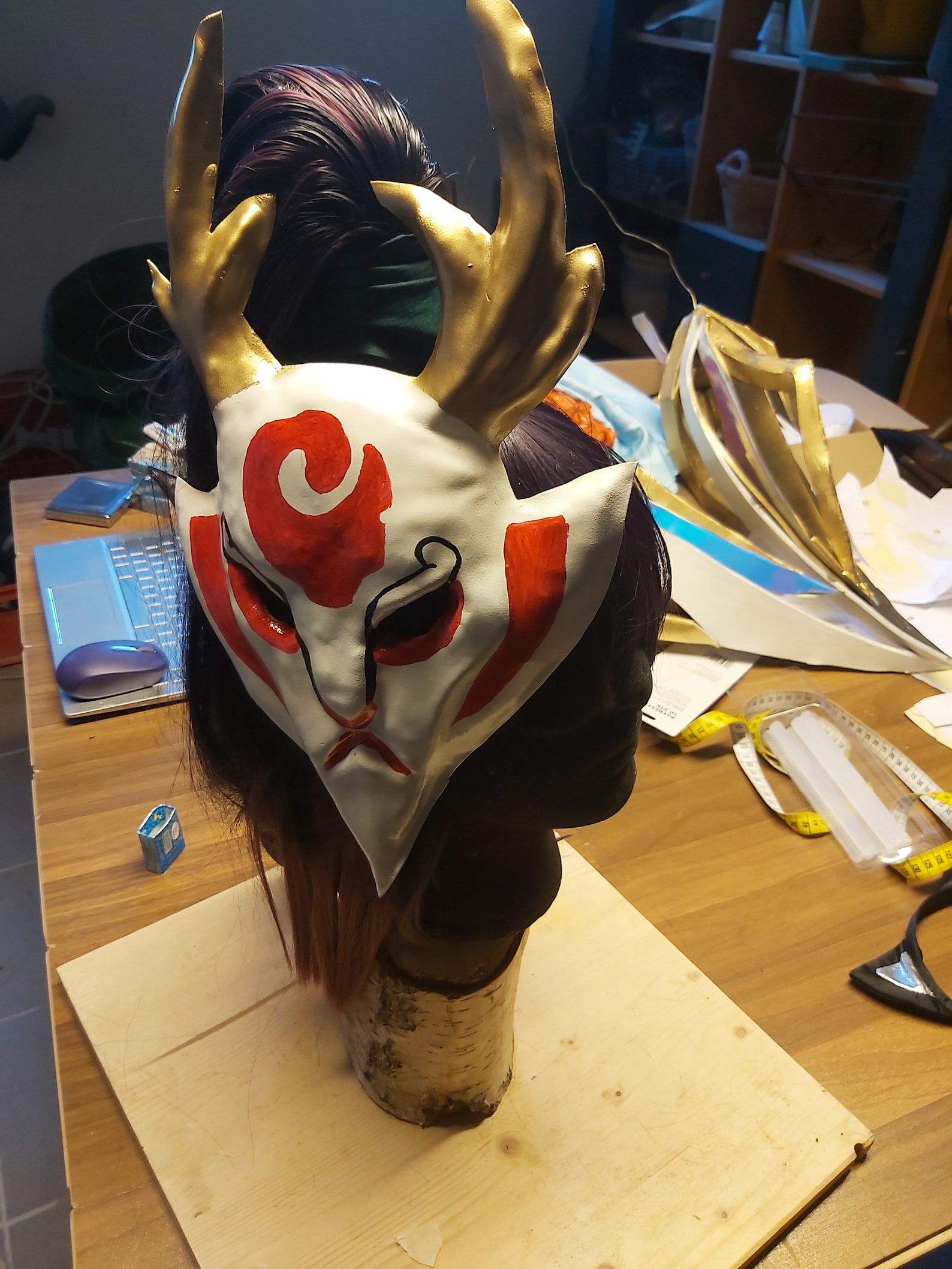 Blood Moon Akali Mask | Etsy