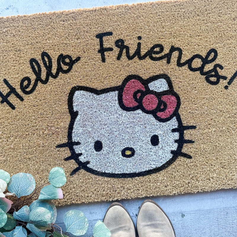 Hello Kittys Rug - Etsy