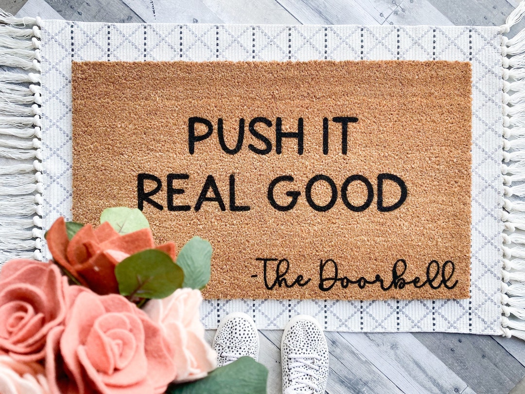 Push It Doormat - Etsy