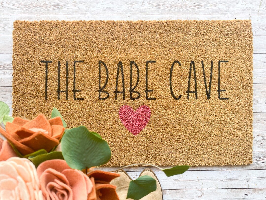 The Babe Cave Doormat - Etsy