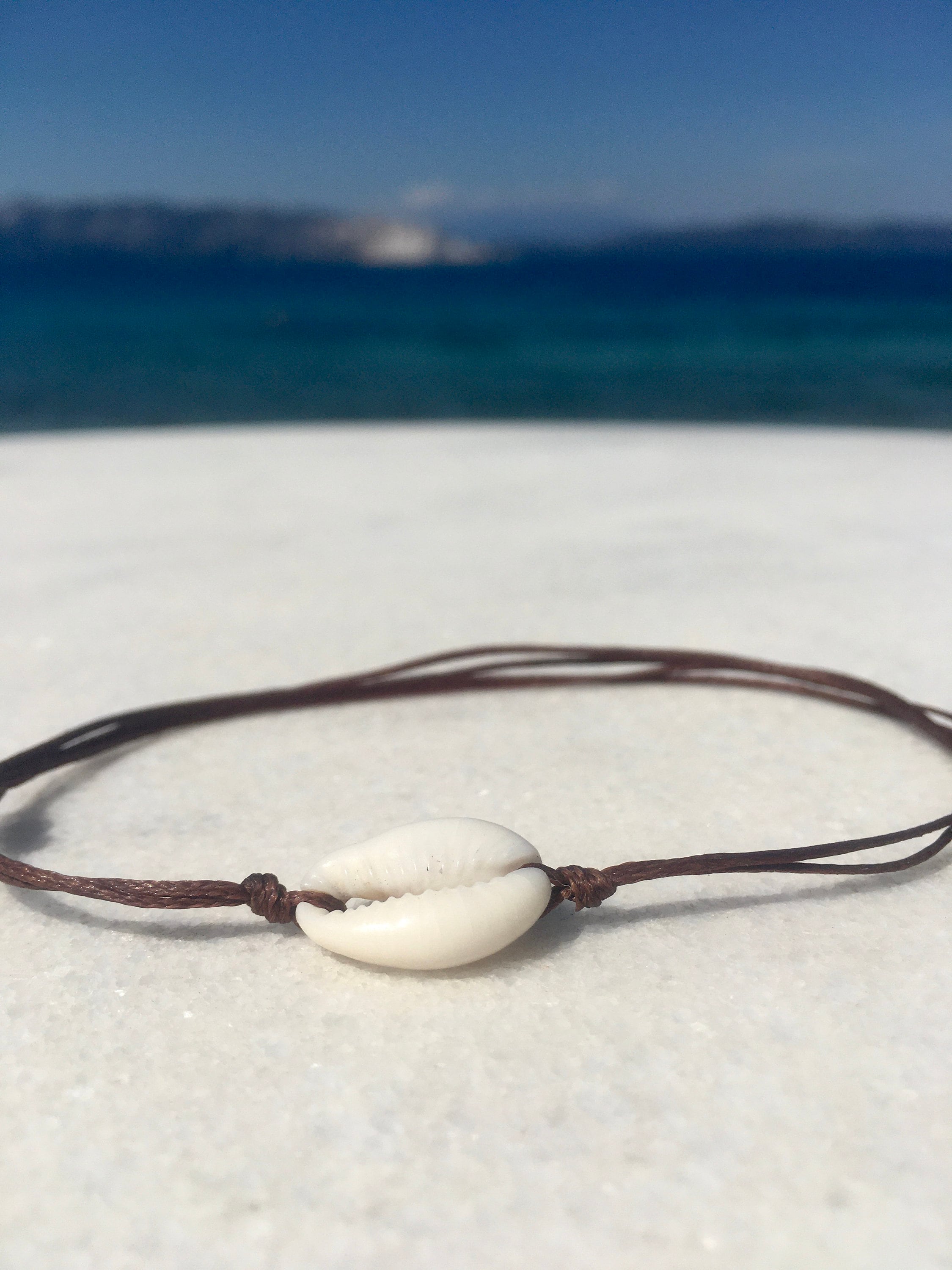 Cowrie Shell Anklets for Men Waterproof Ankle Bracelet for Men Sea ...