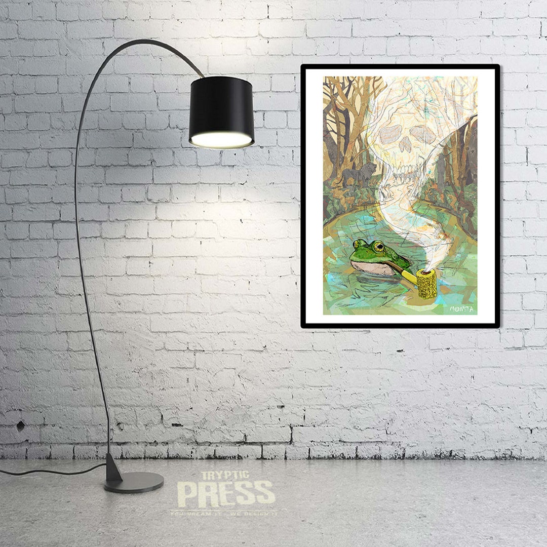 Corn-cob Frog - Pop Culture Series - Hellbillies - Art Print - Poster ...