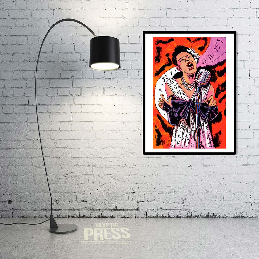 Billie Holiday - Jazz Series - Singer - Art Print - Poster - Wall Décor ...