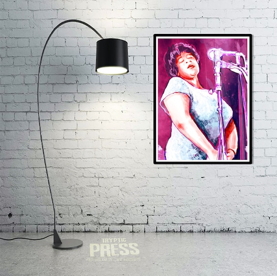 Ella Fitzgerald Jazz Series Singer Art Print Poster - Etsy