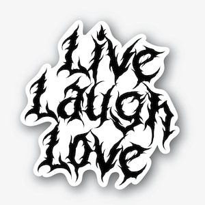 Punk Emo Metal Band Sticker Pack - A Day to Remember, Bad Omens, Blegh ...