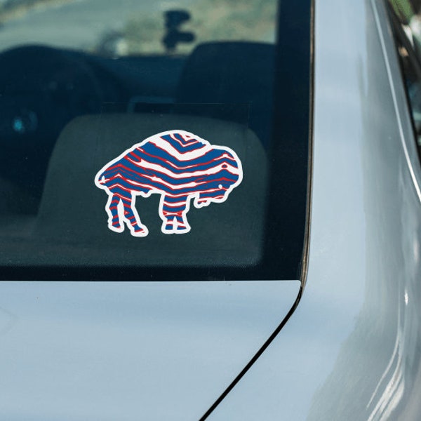 Buffalo Bills White Glitter Car Decal - Etsy