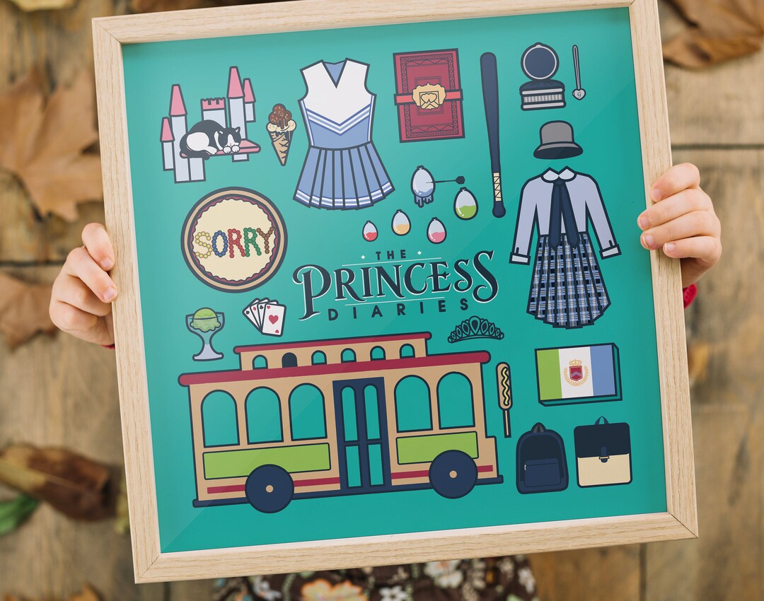 Princess Diaries Collage Print - Etsy