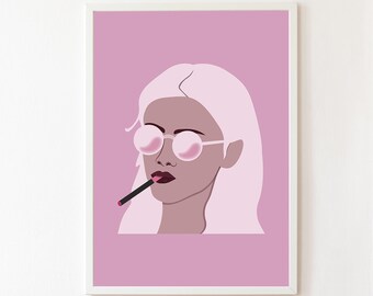 Badass Woman Poster - Etsy