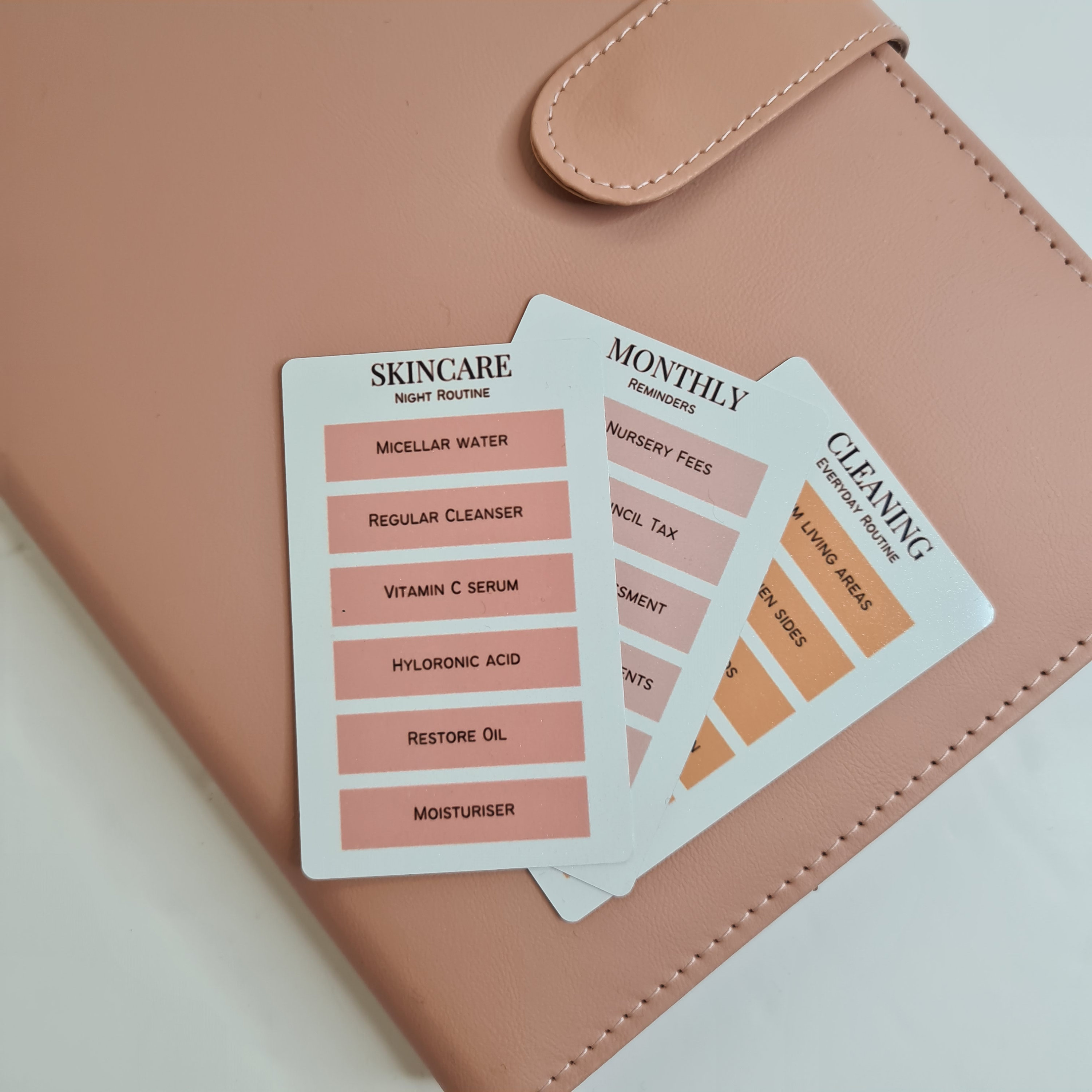 ROUTINE TASK CARDS Personalised Planner Routine Reminder - Etsy UK