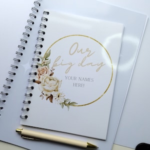 Wedding Notes Planner - Personalised Notebook Notepad Journal A5 ...