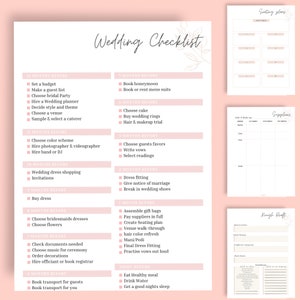 Wedding Notes Planner - Personalised Notebook Notepad Journal A5 ...