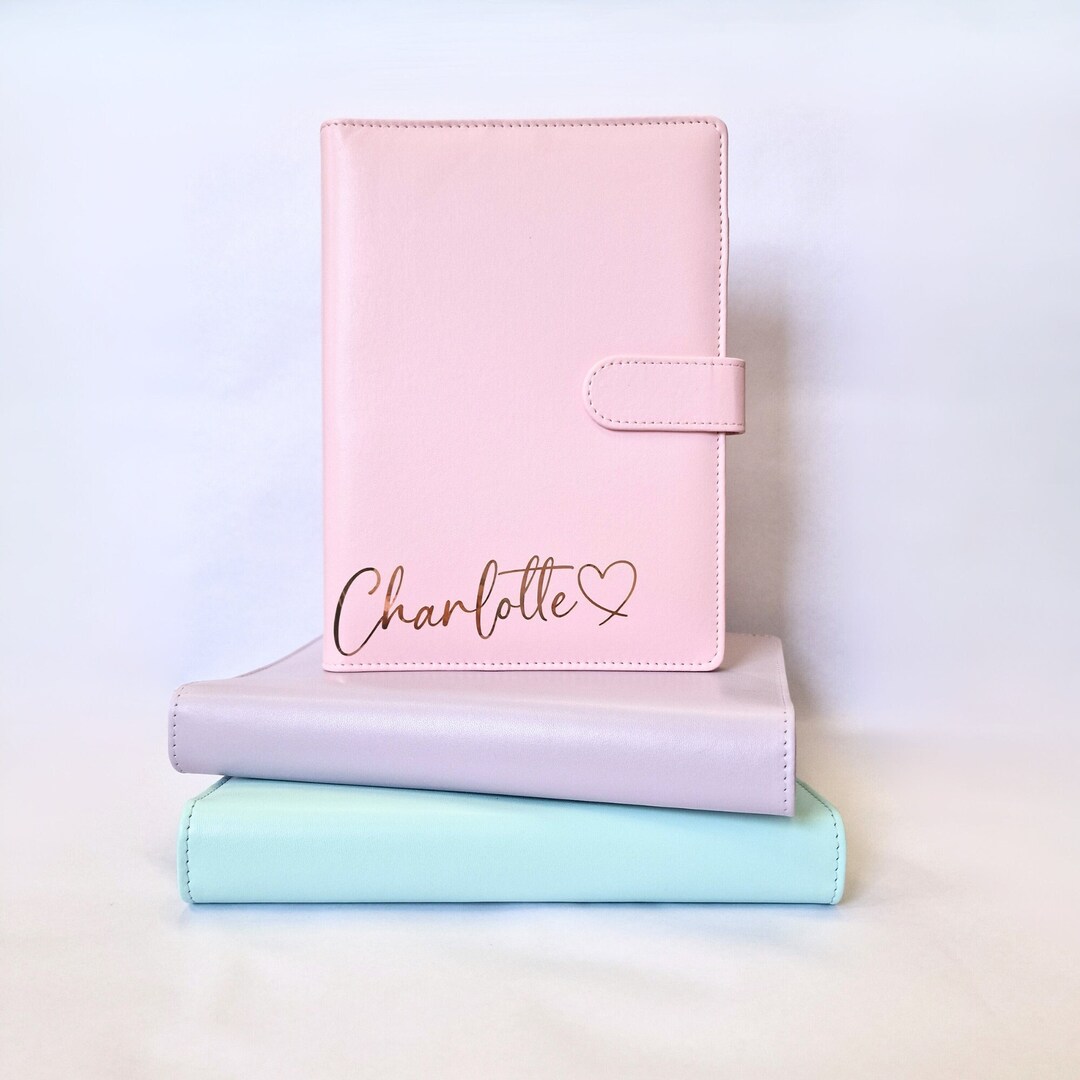 A5 Binder Faux Leather Organiser Planner| Personalised Style Planner ...