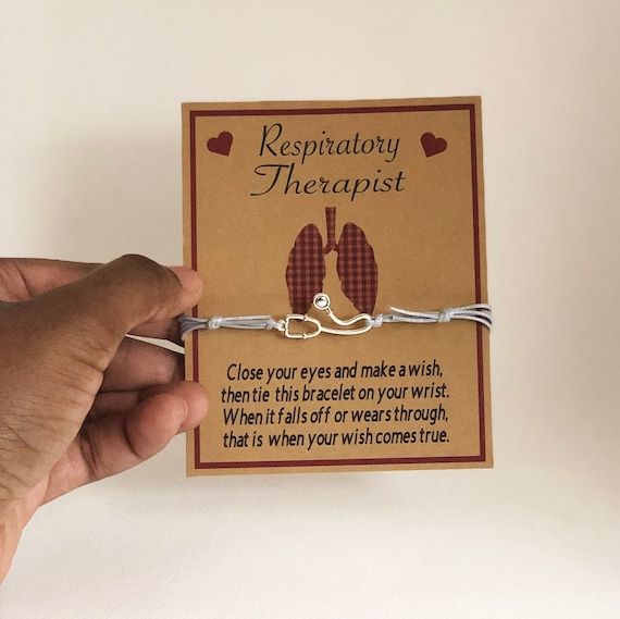 Thank You Respiratory Therapist Wish Bracelet Respiratory - Etsy