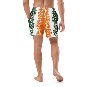 Irish Shamrock Recycled Men's Swim Trunks, Irish Flag Shorts - Etsy
