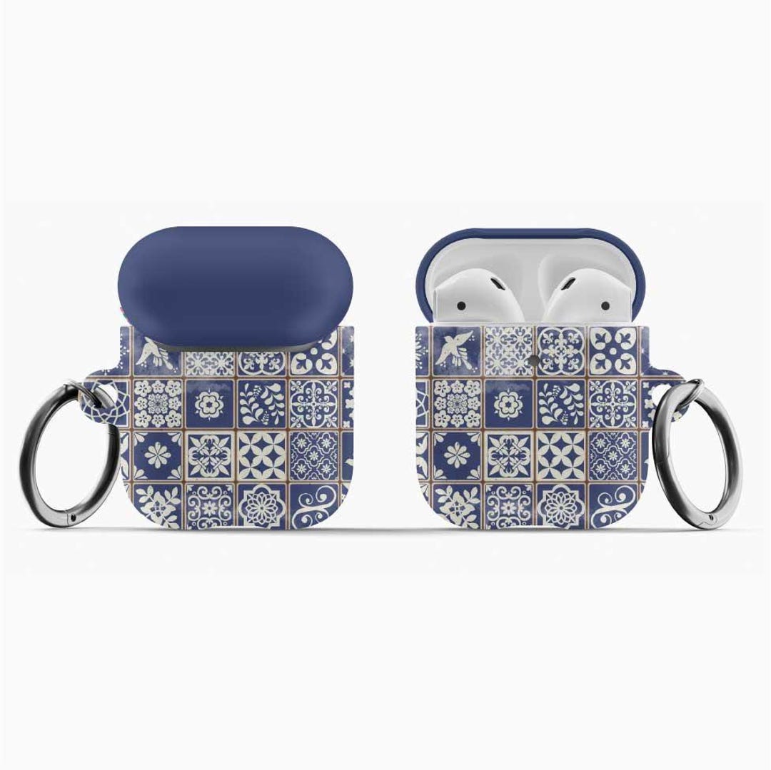 Portuguese Tile AirPod Case: Boho Ceramic Mosaic Design - Etsy