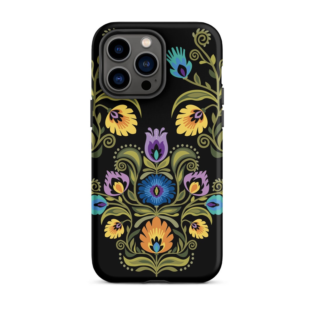Polish Wycinanki Tough Phone Case, Polish Folk Art Phone Case, Boho ...