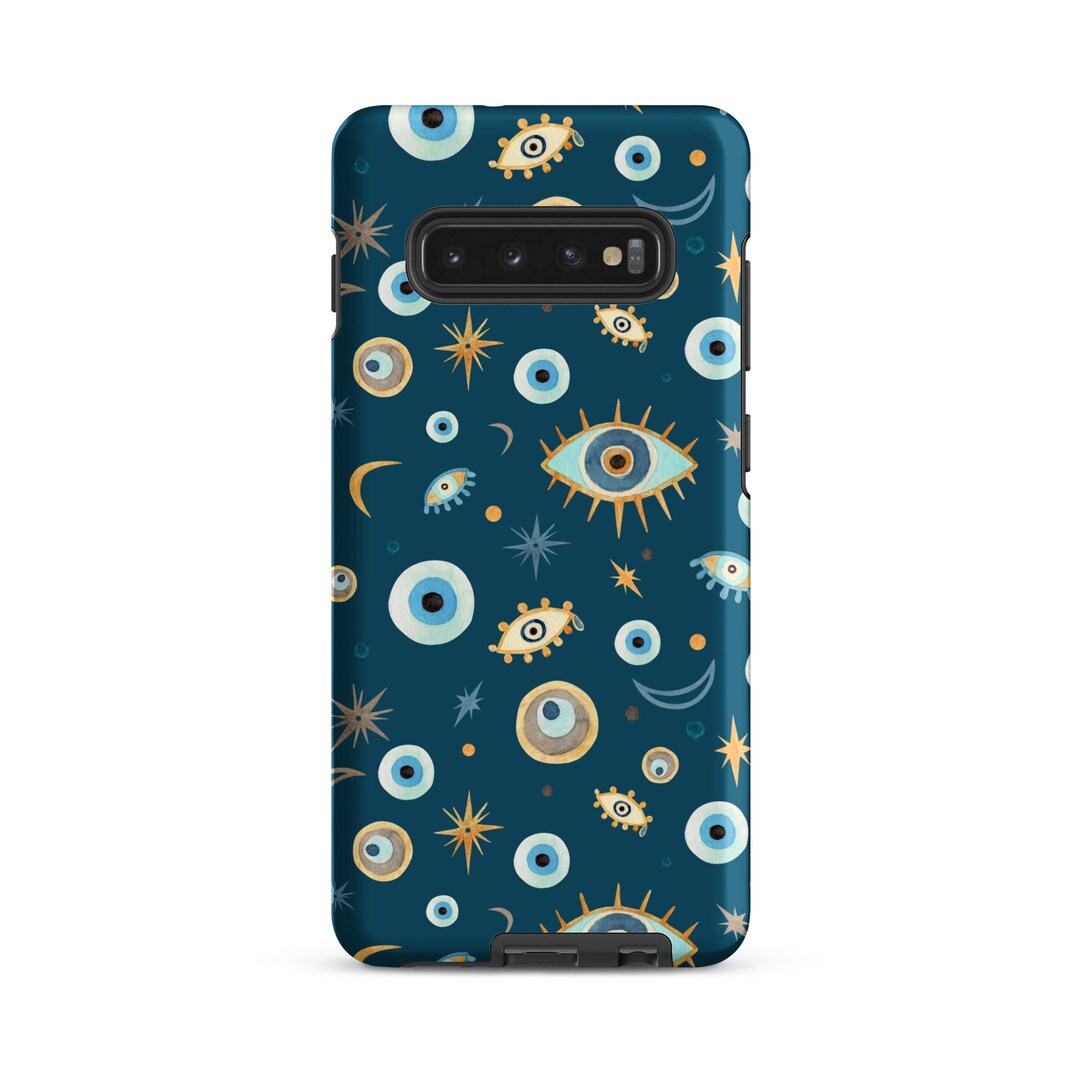 Greek Evil Eye Tough Phone Case - Evil Eye Phone Case, Boho Phone Case ...