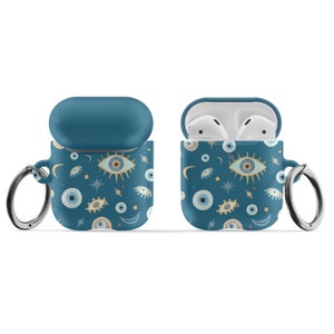 Greek Evil Eye Airpods Case: Boho Protective Earbud Cover - Etsy