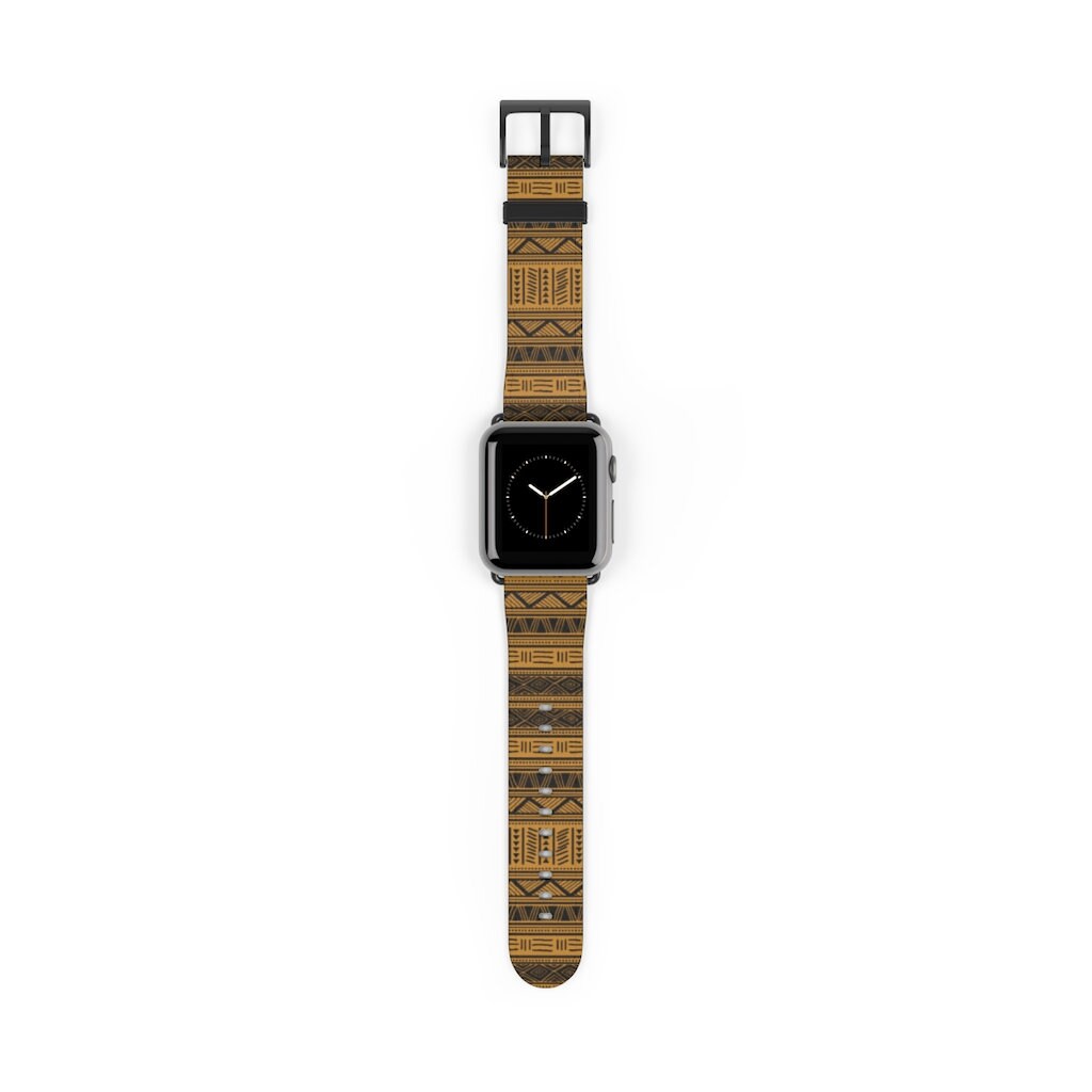 African Print Apple Watch Band: Tribal Vegan Leather Strap - Etsy