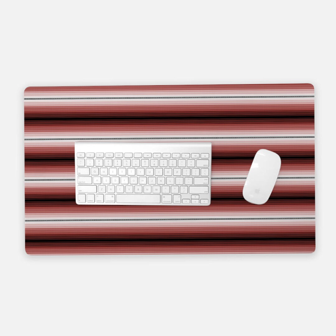 Mexican Serape Desk Mat, Ethnic Pattern Desk Pad, Bohemian Colorful ...