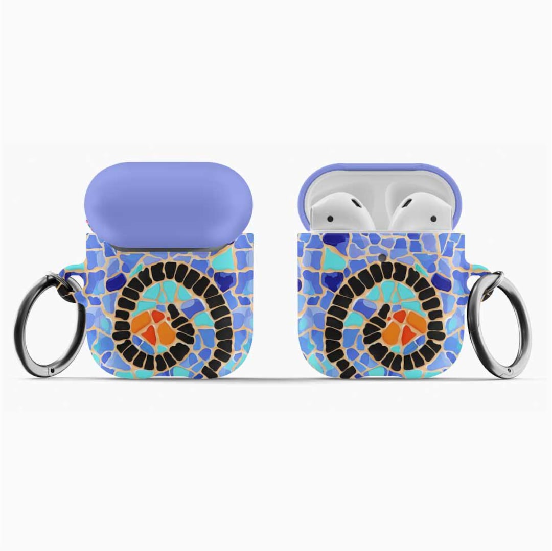 Spanish Mosaic AirPod Pro Case -gaudi Ceramic Mosaic Earbud Case, Boho ...