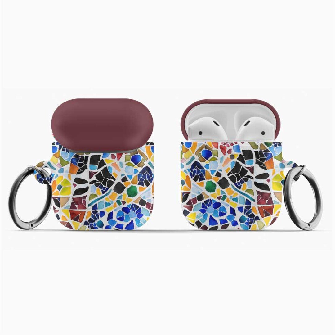 Spanish Mosaic AirPod Pro Case -gaudi Ceramic Mosaic Earbud Case, Boho ...