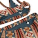 Native American Sunset Recycled High-waisted Bikini Set, Boho Two Piece ...