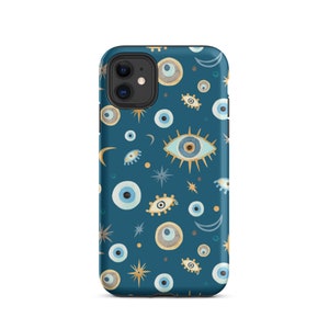 Greek Evil Eye Tough Phone Case - Evil Eye Phone Case, Boho Phone Case ...