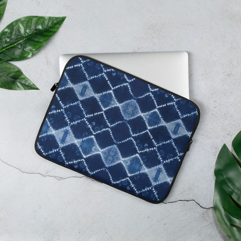 Japanese Shibori Print Laptop Case Tie Dye Pattern Macbook | Etsy