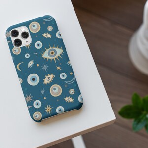 Greek Evil Eye Tough Phone Case - Evil Eye Phone Case, Boho Phone Case ...