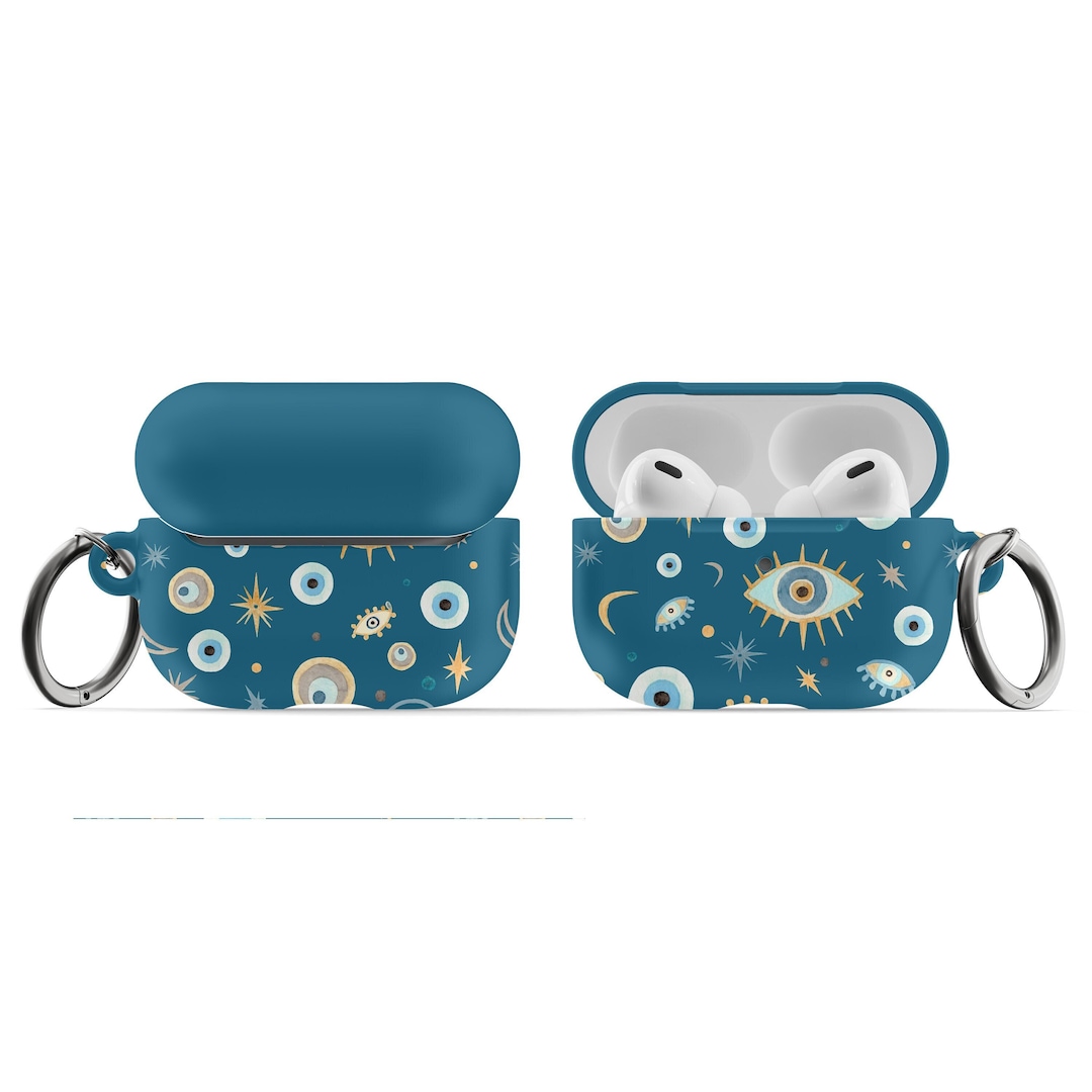 Greek Evil Eye AirPod Case - Evil Eye Earbud Case, Boho AirPod Case ...
